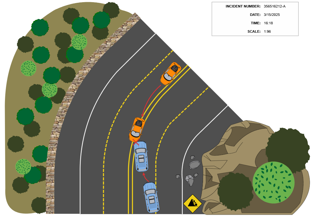 Accident Reconstruction Diagram