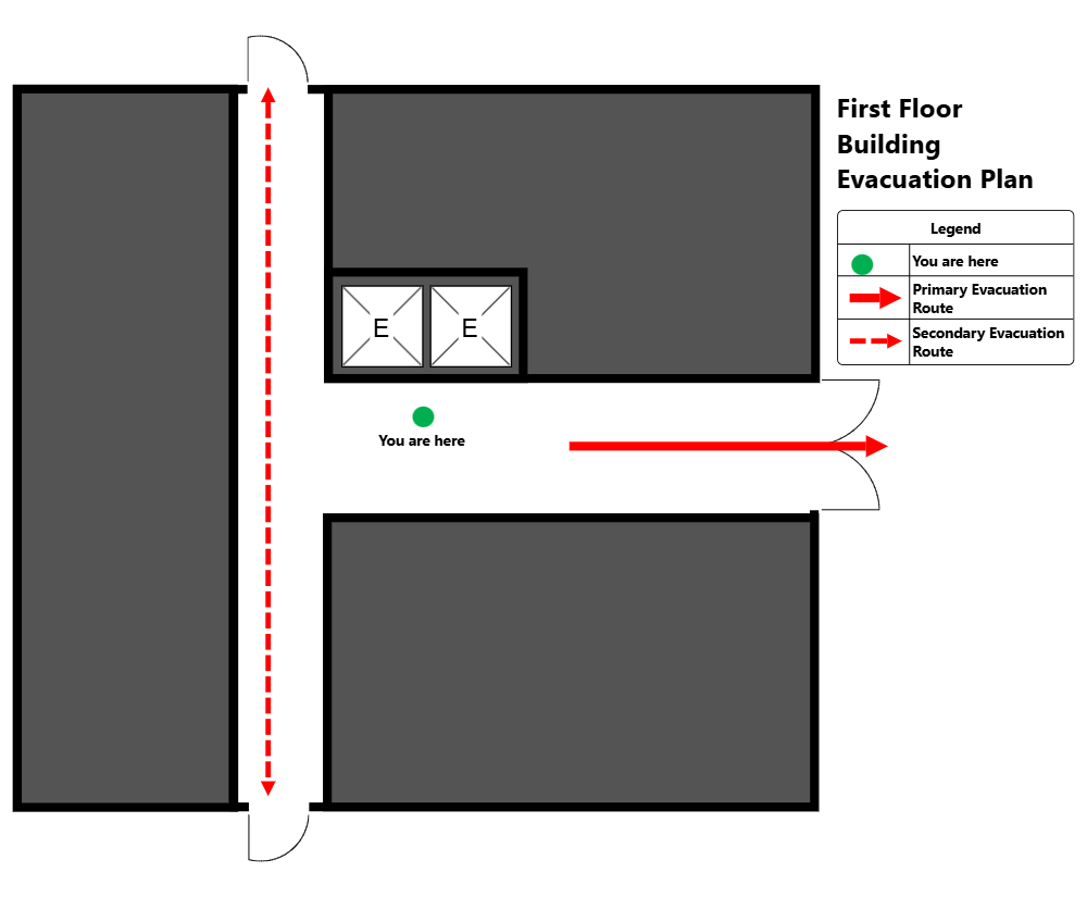 Building - First Floor Elevator Plan