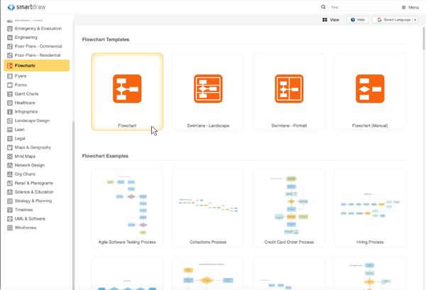 Flowchart Templates - Try SmartDraw Free