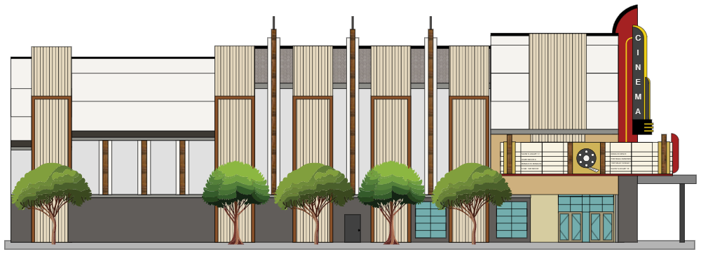 Movie Theater Elevation View