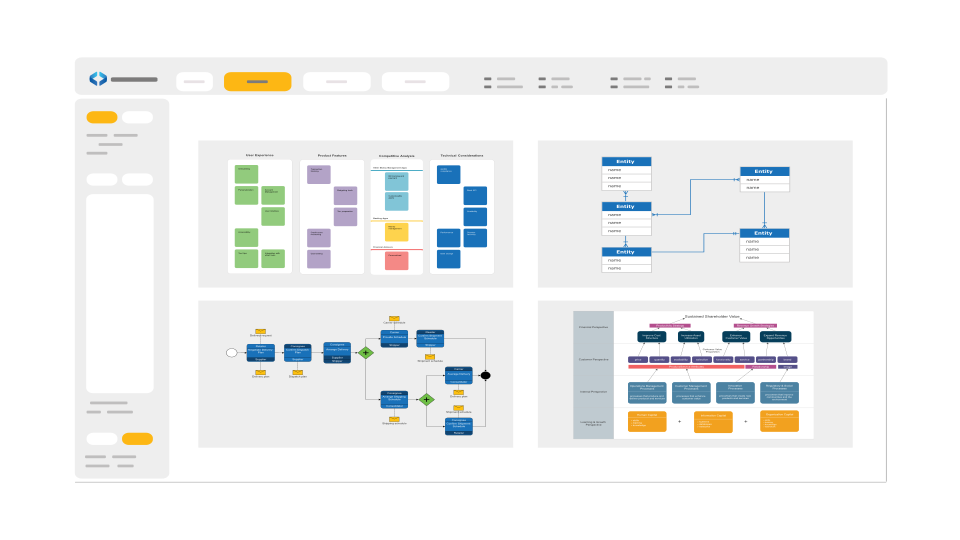How to Use SmartDraw as a Digital Whiteboard - Combine free-form ...